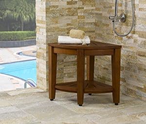 Purchase a Teak Corner Shower Bench - Best Teak Shower furniture
